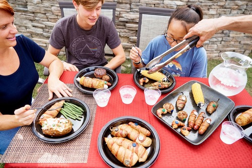 Grill Pinz Mini Skewers (32pc Set) - Bacon & Barbecue Tacks - BBQ ...