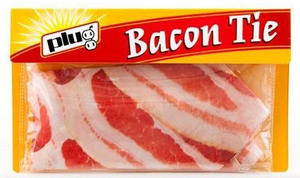 Bacon Neck Tie - Men's Necktie Novelty Meat Neckwear (54 inches)