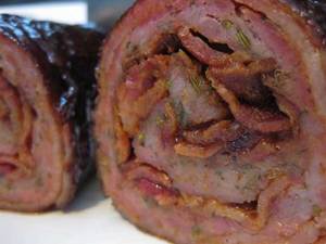 The Original Bacon Explosion - Pork Bomb Sausage Barbecue BBQ Roll