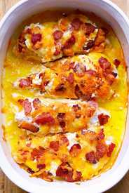 Cheesy bacon chicken!