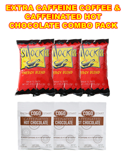 Shock Coffee & COGO Caffeinated Hot Chocolate Cocoa Combo Pack ...