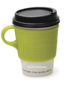 Java Mitt - Silicone Insulated Coffee Tea Cup Holder - Heatproof & Nonslip