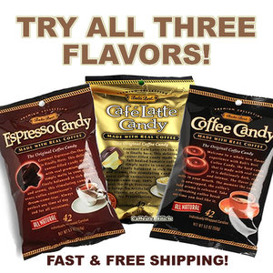 Bali's Best Cafe Latte, Espresso & Real Coffee Candy Caffeine On The Go ...