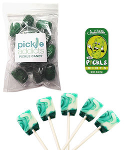 Pickle Candy Sampler Gift Pack (3pc Set) - Dill Pickles Lollipops ...