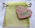 Pickle Brooch - Handmade Green Polymer Clay Pickle Pin