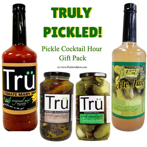 Truly Pickled Sampler Pickle Cocktail Party Gift Pack (4pc Set) - Tru ...