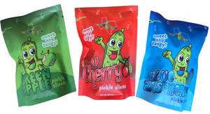 Paradise Pickles Sweet Snack Pack - 3 Flavor Pickle Sampler - Blue ...